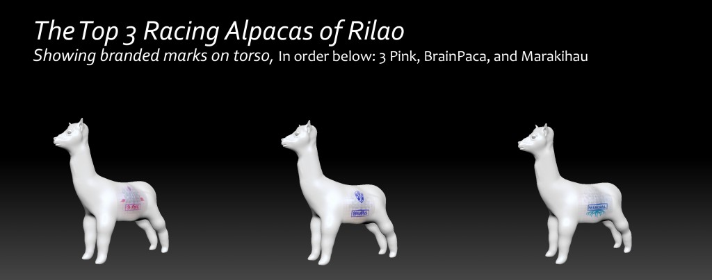 The Top Three Racing Alpacas of Rilao | Rilao Remote Viewing Protocol